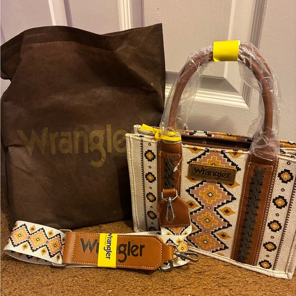 Wrangler | Bags | Wrangler Brown And Tan Womens Bag | Poshmark